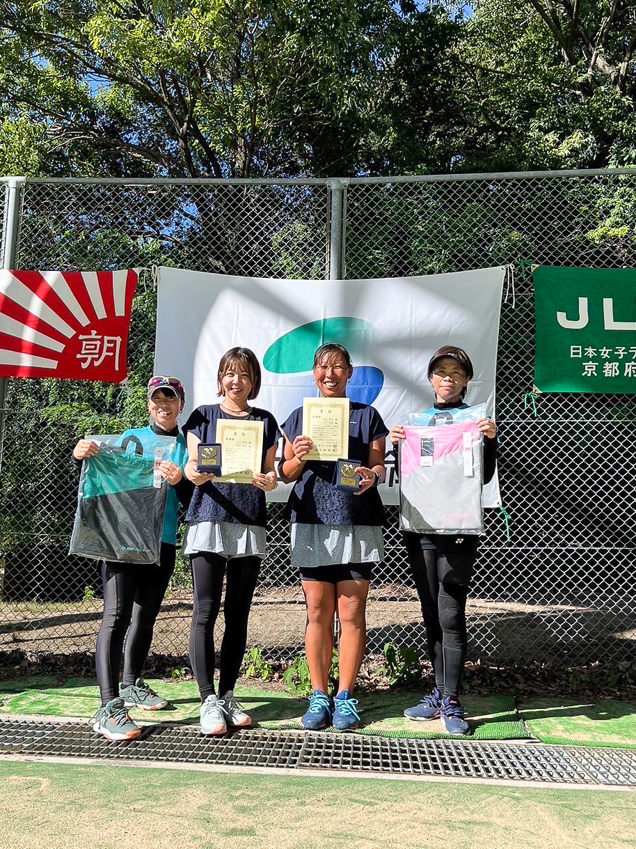 「ソニー生命カップ第46回全国レディーステニス大会京都府予選大会」の結果報告 | 京都・城陽、宇治のテニススクール「INOUEテニスアカデミー」